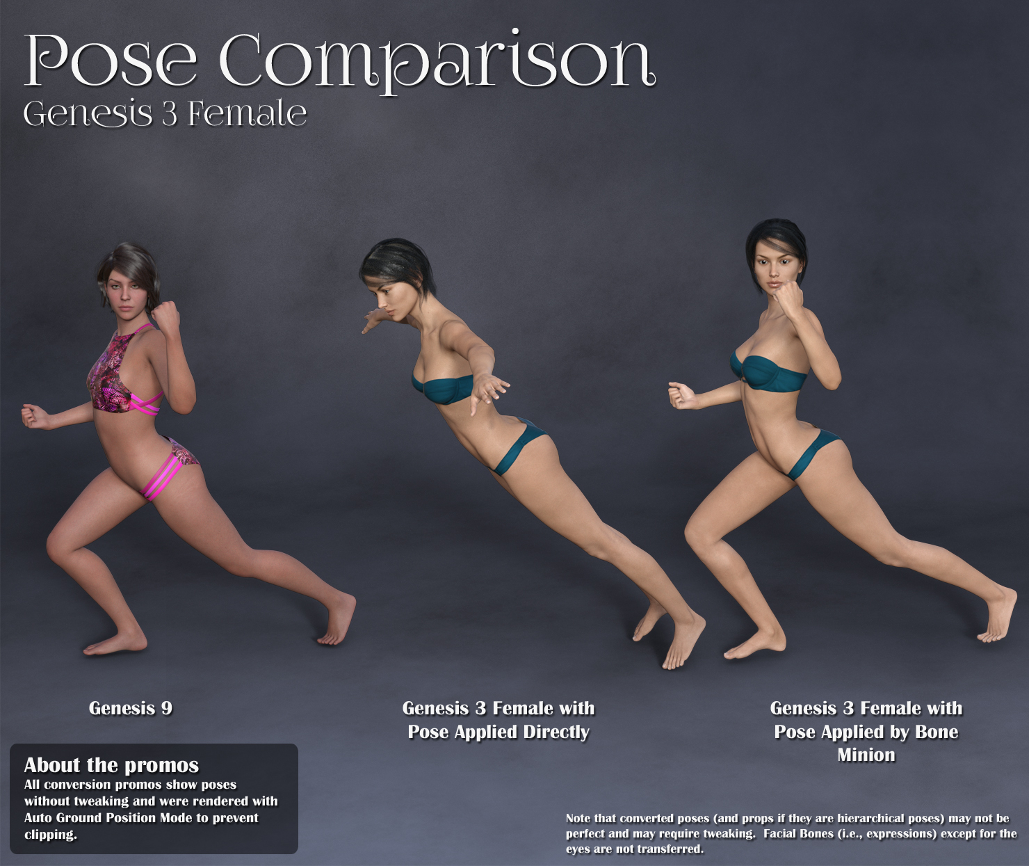 Bone Minion for Genesis 9 Poses for Genesis 3 | Daz 3D