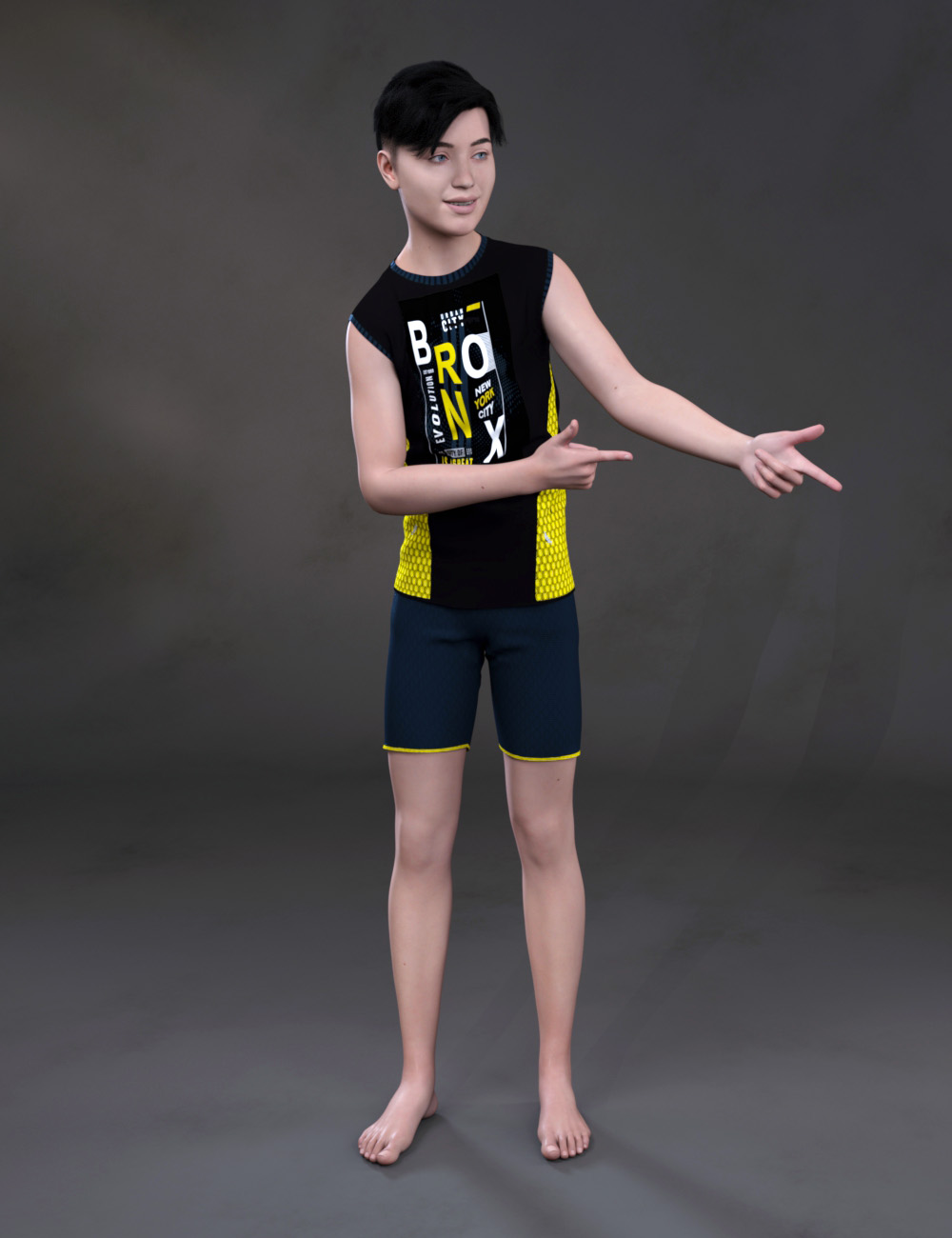 Young Teen Max HD for Genesis 9 | Daz 3D