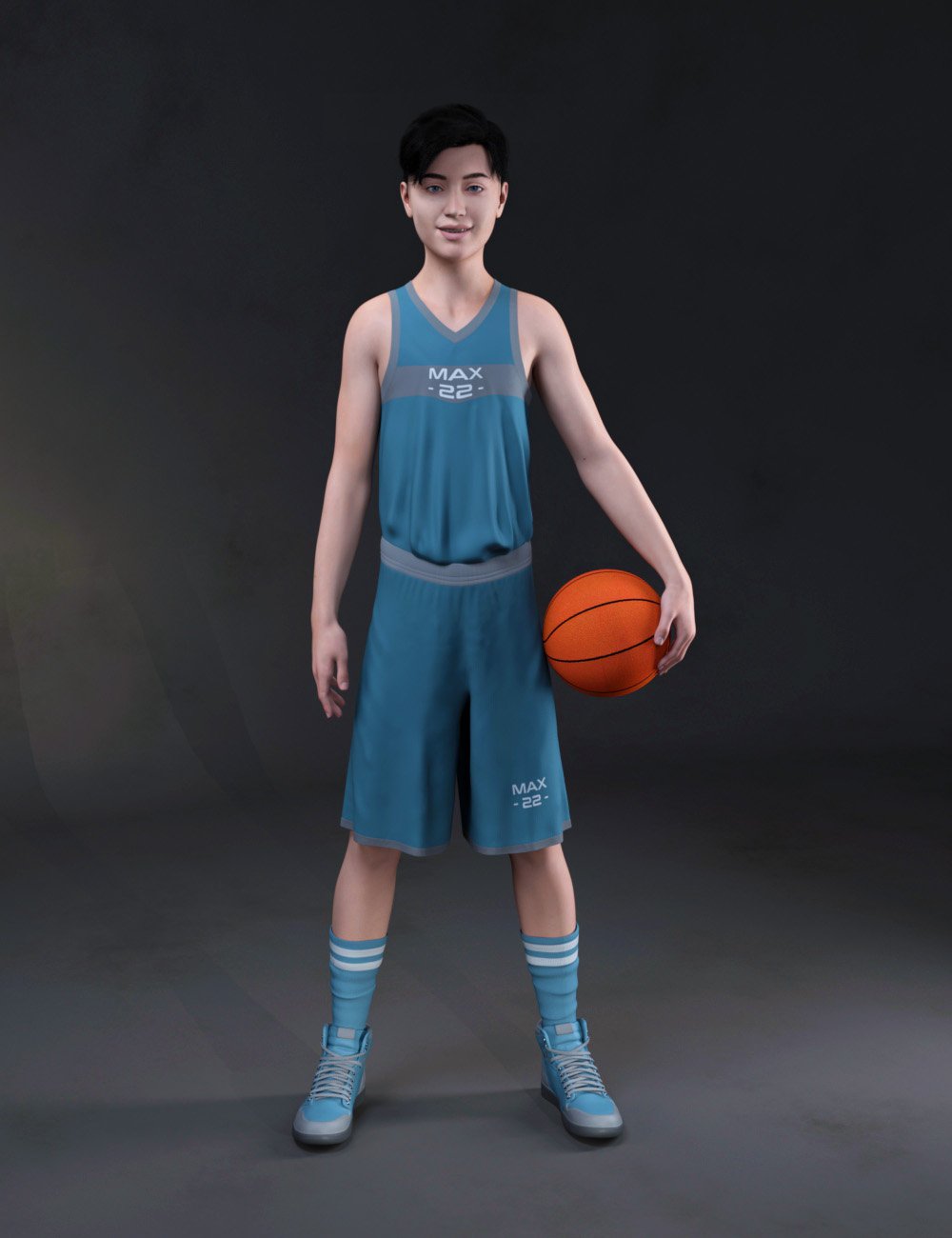 Young Teen Max HD for Genesis 9 | Daz 3D