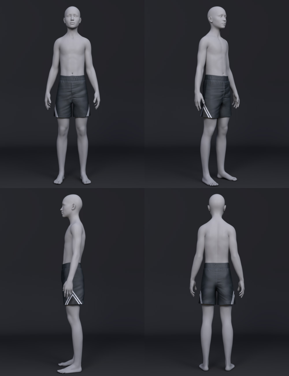 Young Teen Max HD for Genesis 9 | Daz 3D