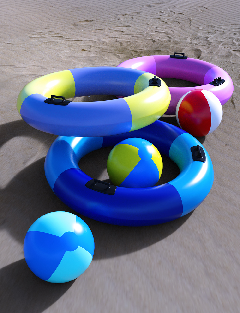FH Beach Props | Daz 3D