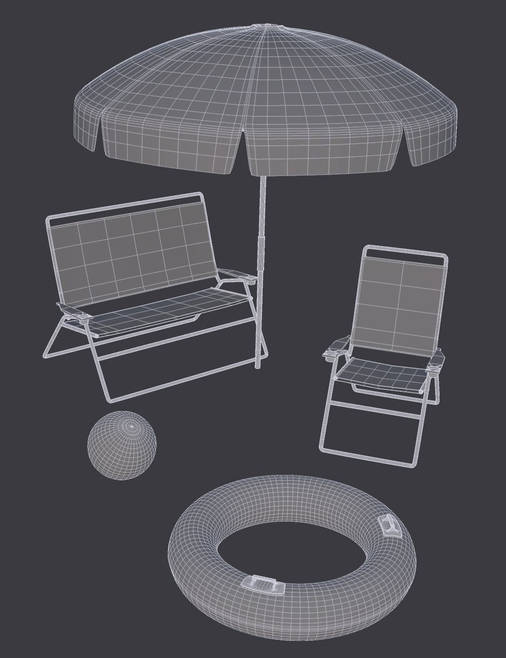 FH Beach Props | Daz 3D FH Beach Props | Daz 3D