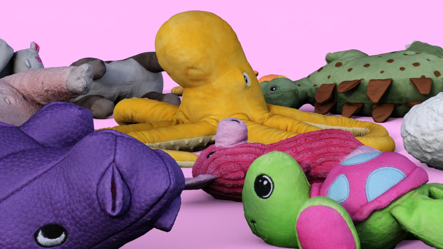 Tossed Plush Toys | Daz 3D