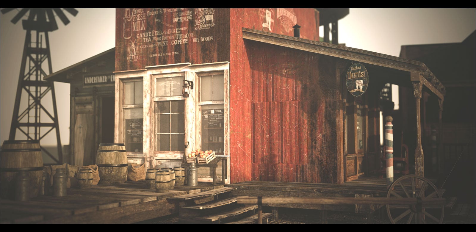 Wild West Outpost | Daz 3D