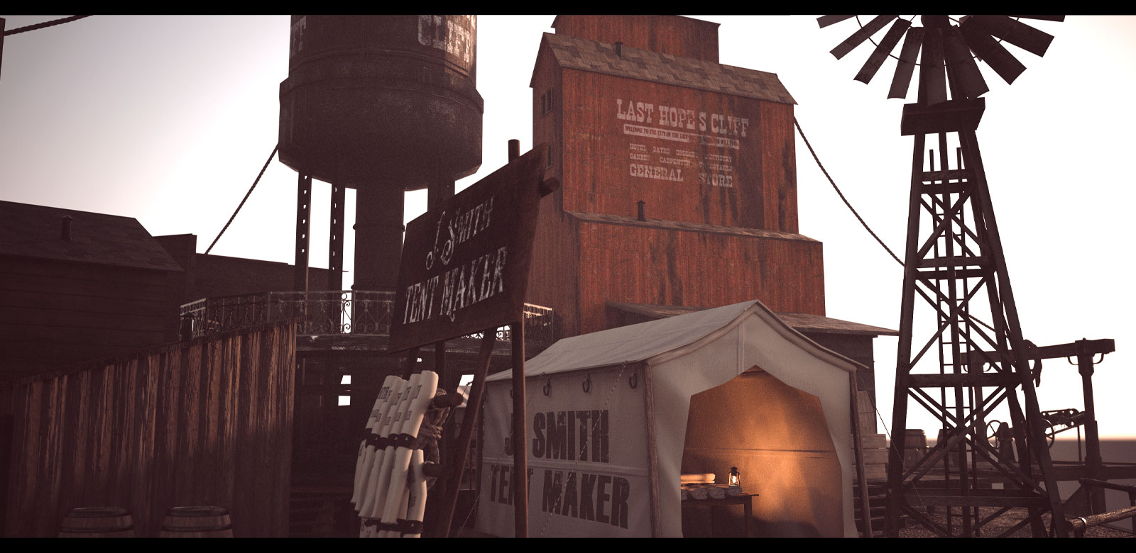 Wild West Outpost | Daz 3D