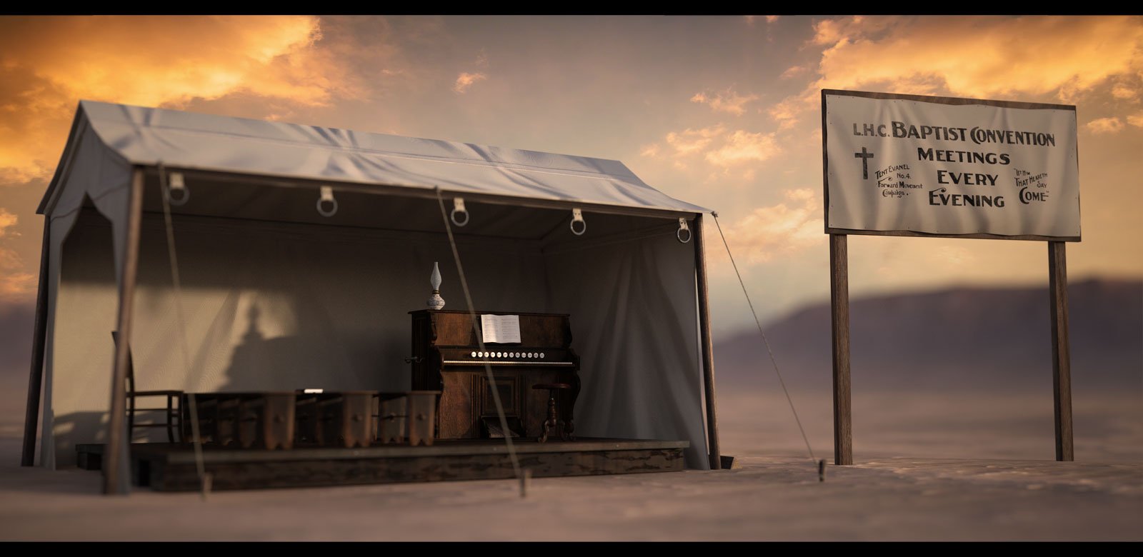 Wild West Outpost | Daz 3D