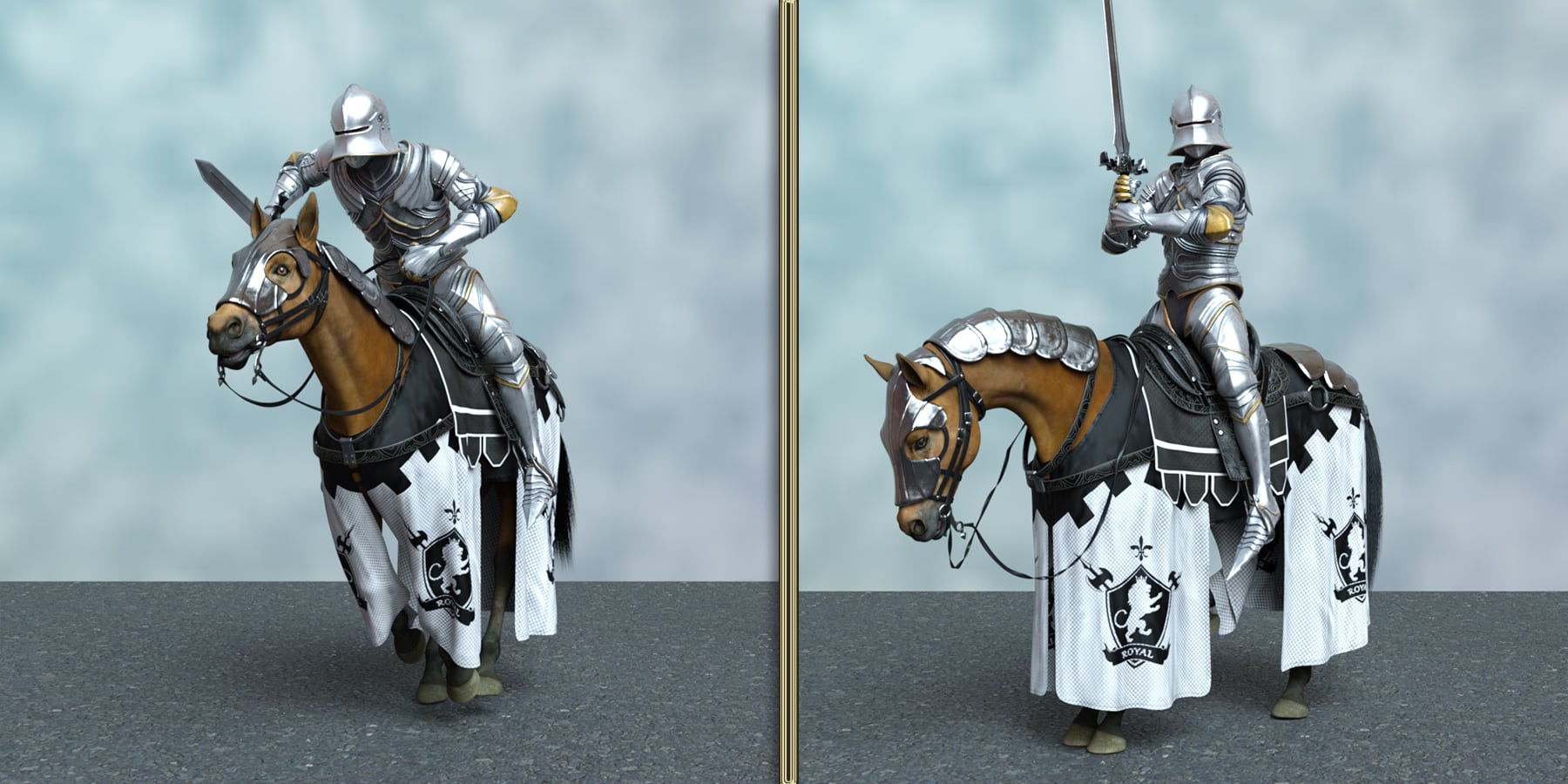Medieval Fun Rider Poses for Genesis 9 | Daz 3D