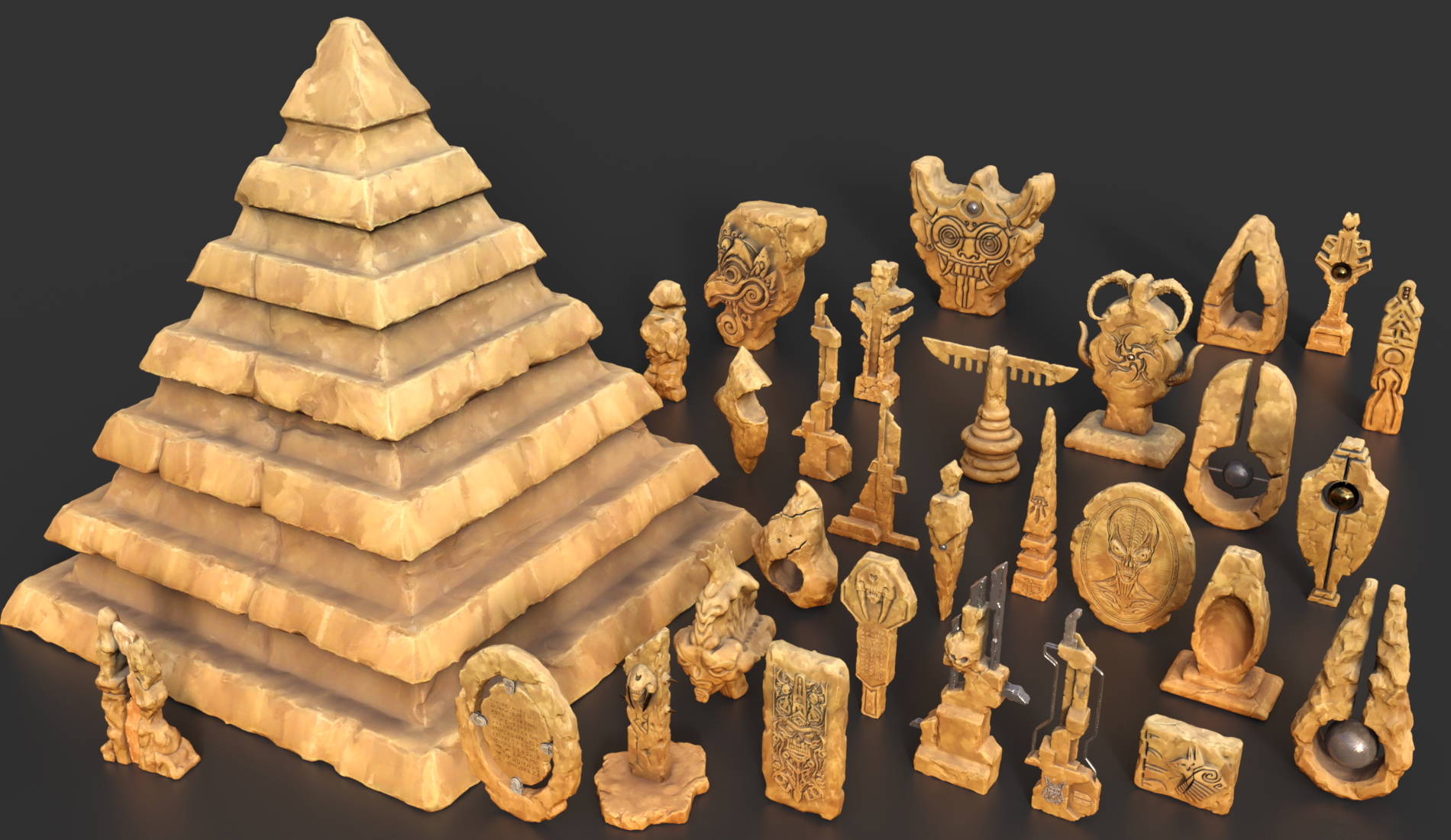 Ancient Aliens - Totems | Daz 3D