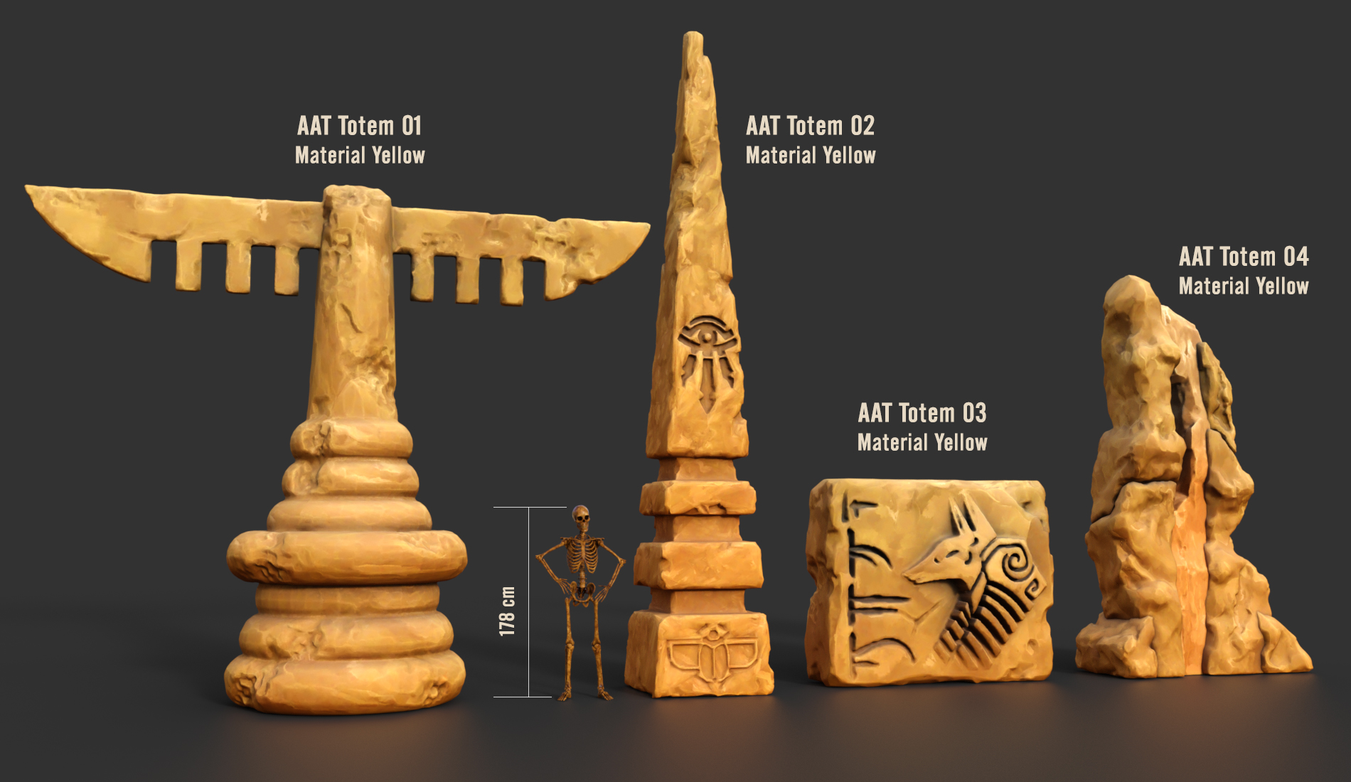 Ancient Aliens - Totems | Daz 3D