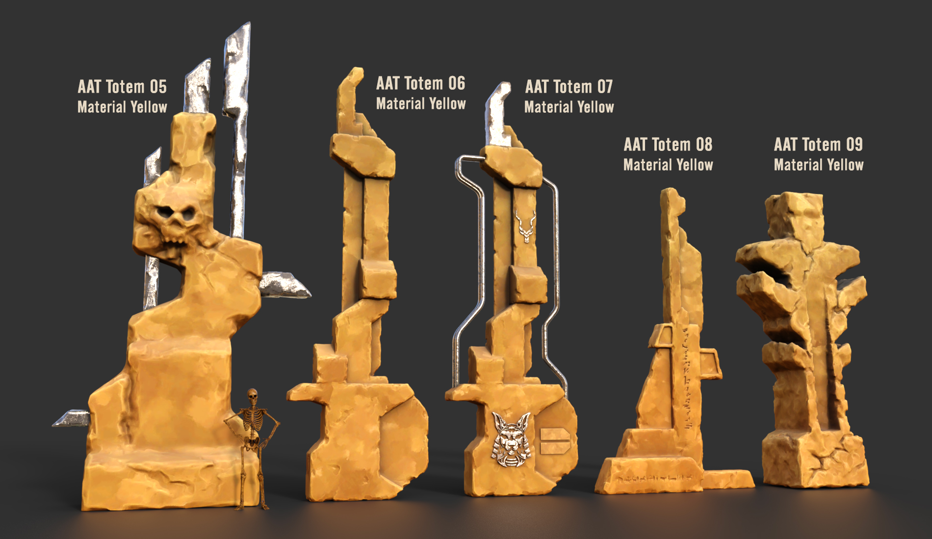 Ancient Aliens - Totems | Daz 3D