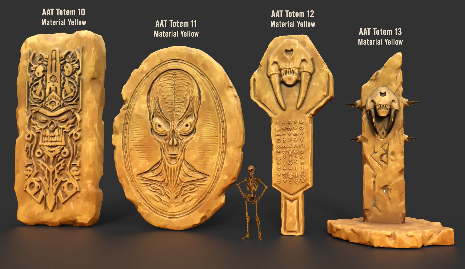 Ancient Aliens - Totems | Daz 3D