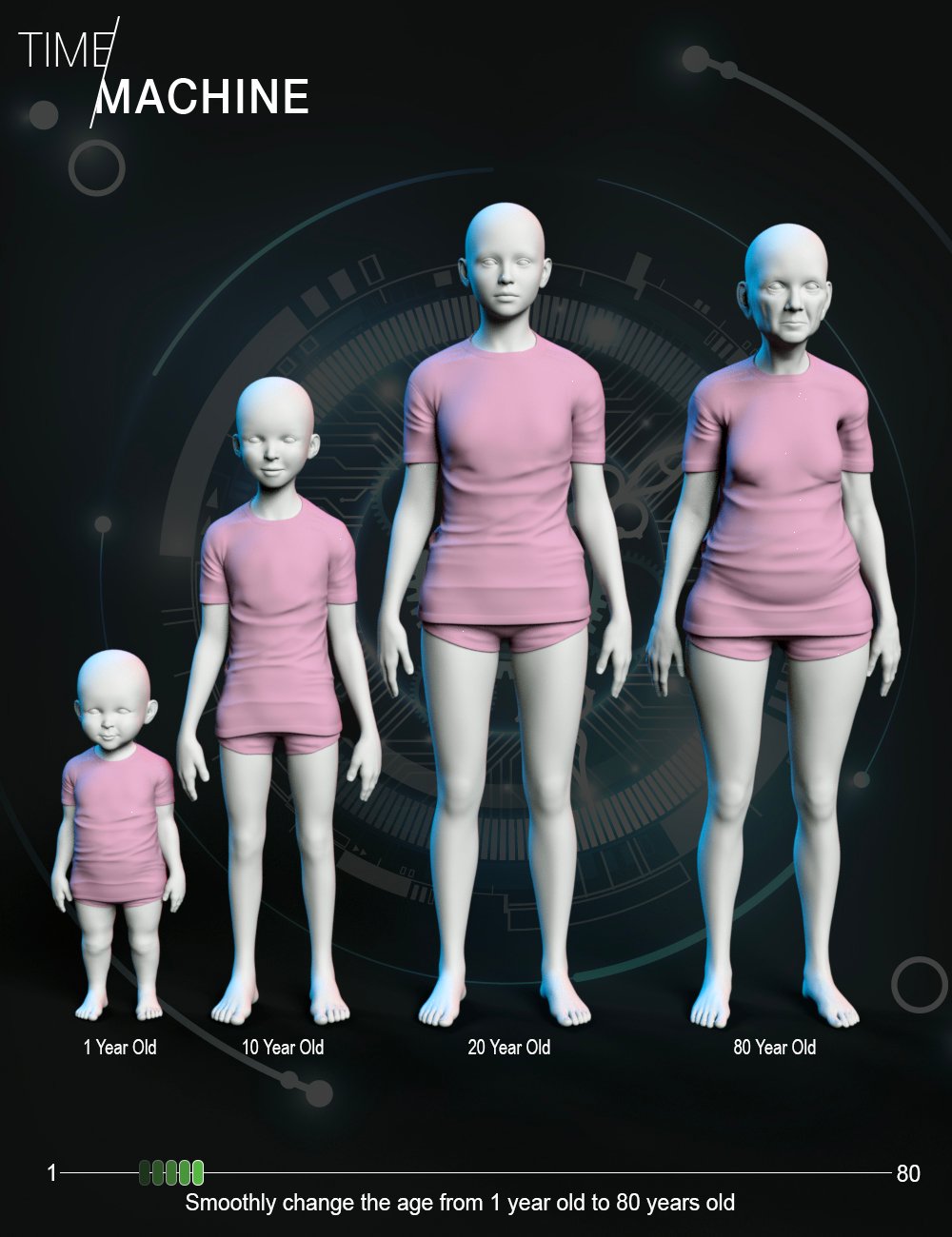 Time Machine for Genesis 9 | Daz 3D