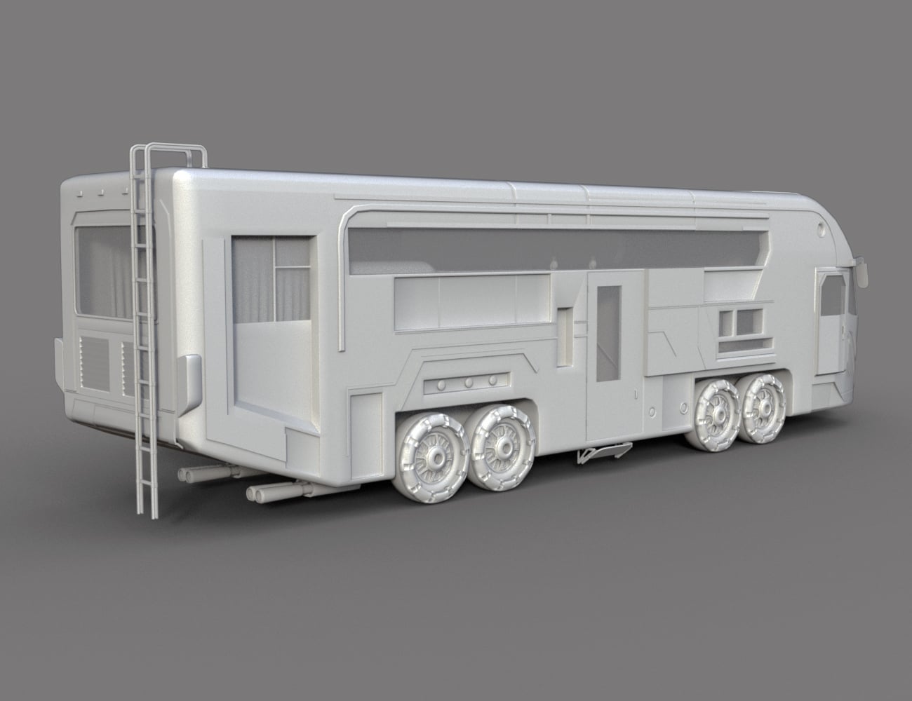 XI Retro Futuristic Motorhome | Daz 3D