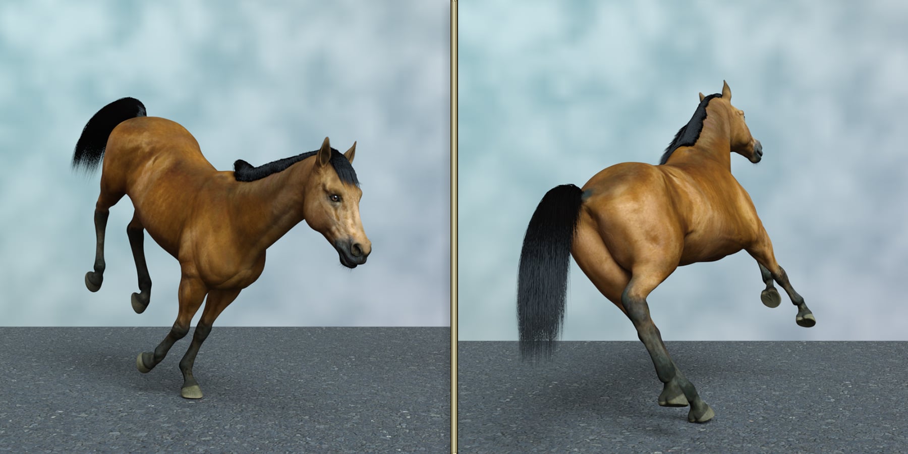 Medieval Fun Horse Poses for Daz Horse 3 | Daz 3D