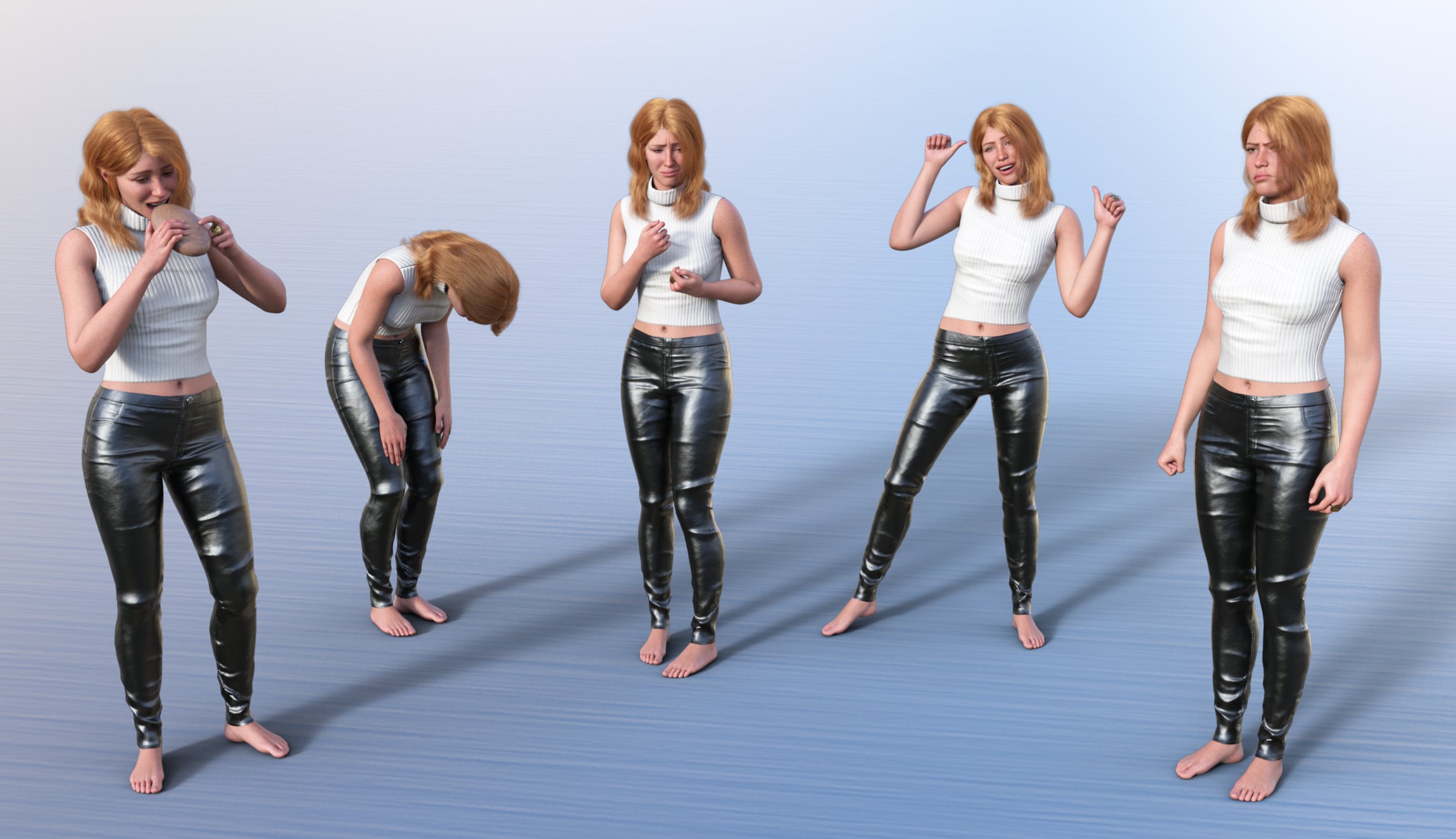 JW Standing Mega Collection Poses for Genesis 9 | Daz 3D