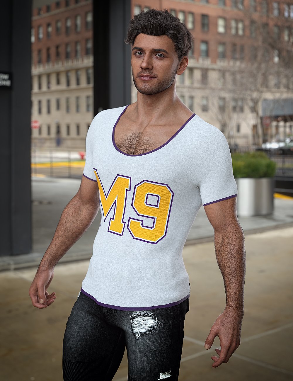 Varsity Patch Decals | Daz 3D