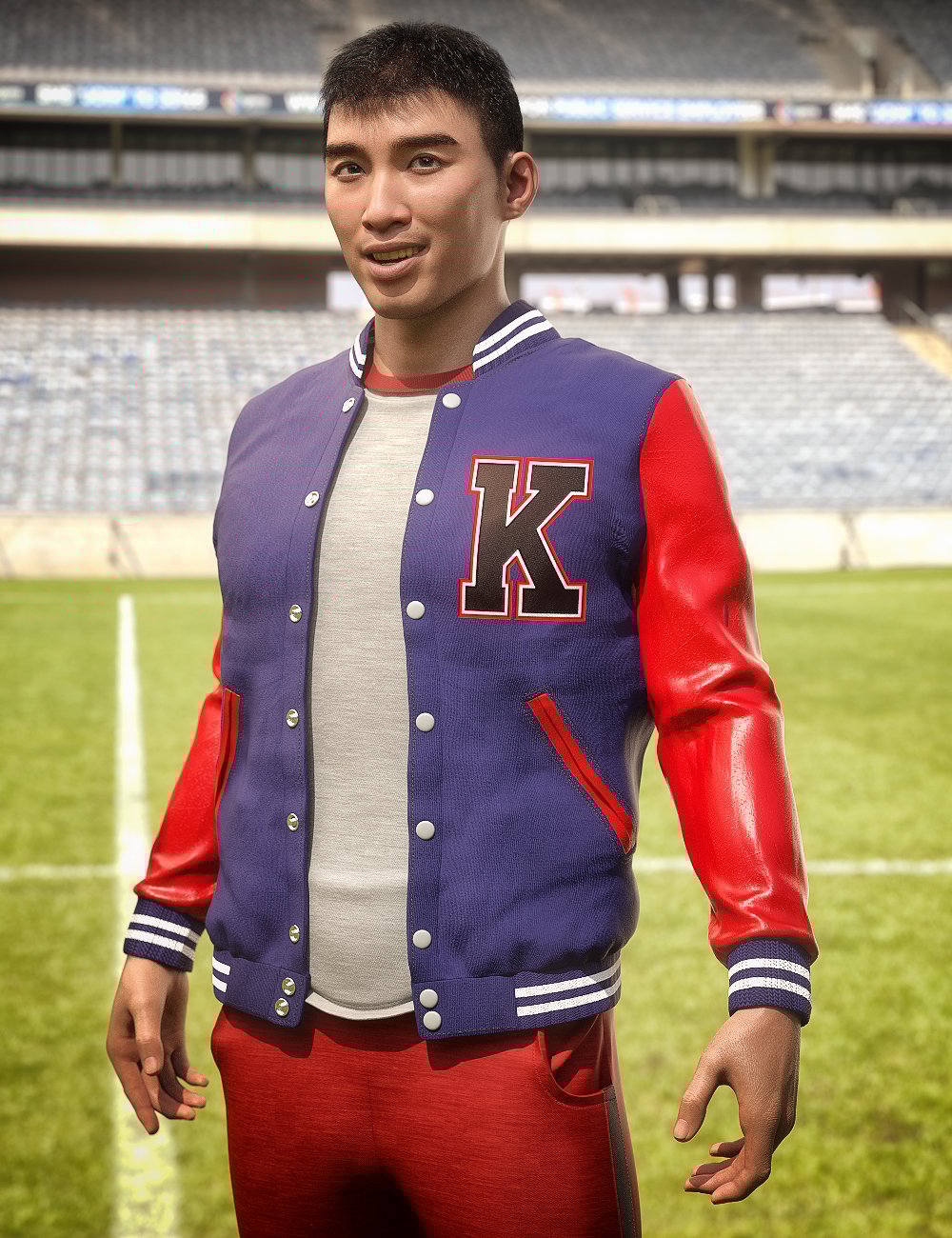 Varsity Patch Decals | Daz 3D