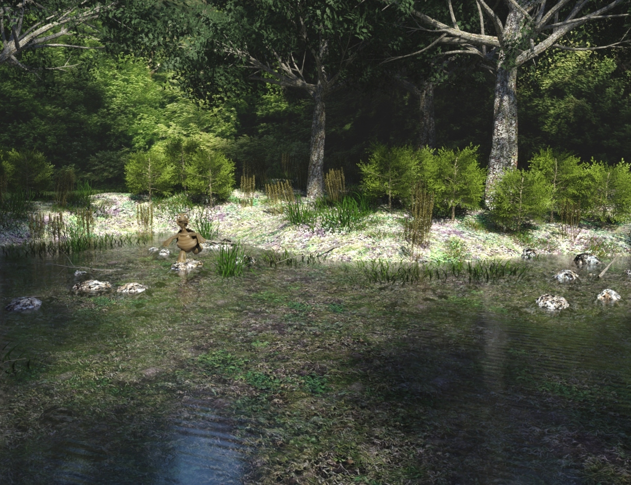 Flooded Terrain | Daz 3D