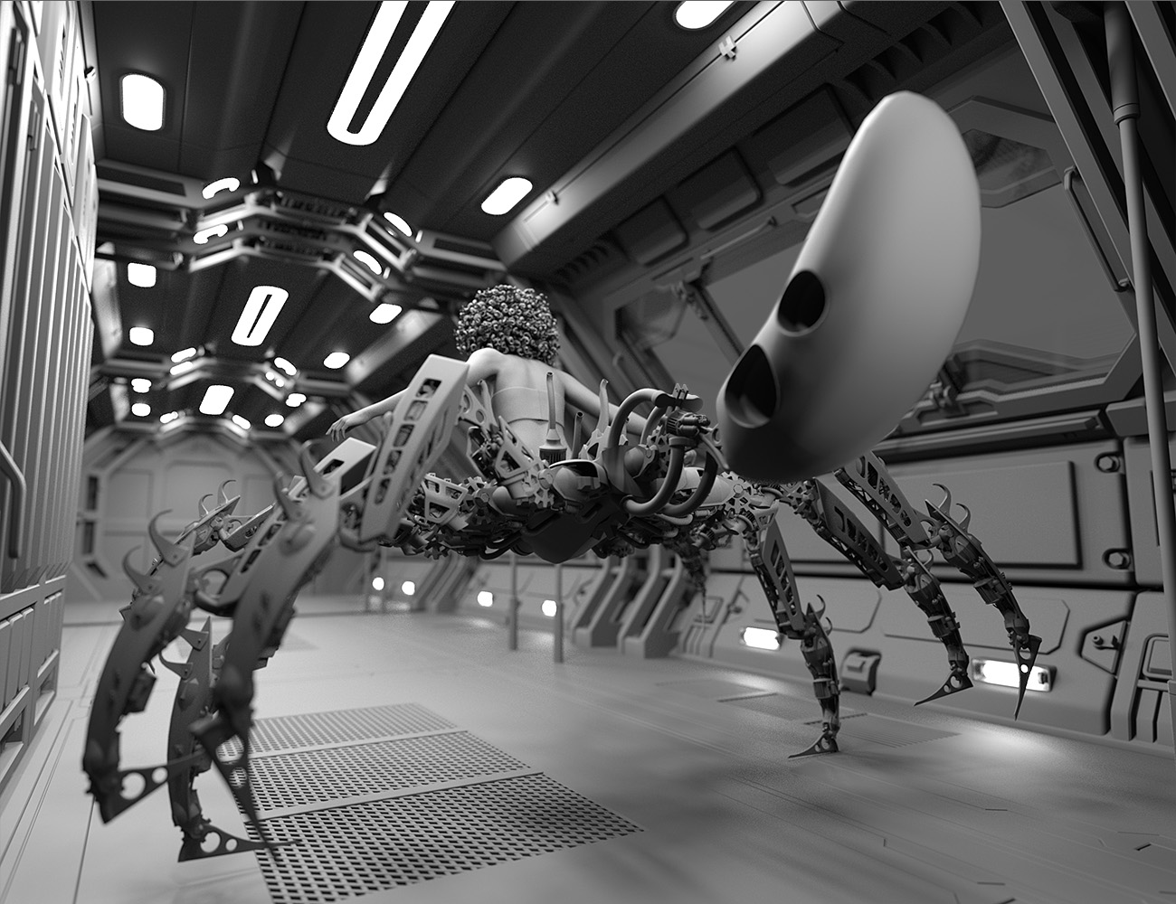 Spider Mech for Genesis 9 | Daz 3D