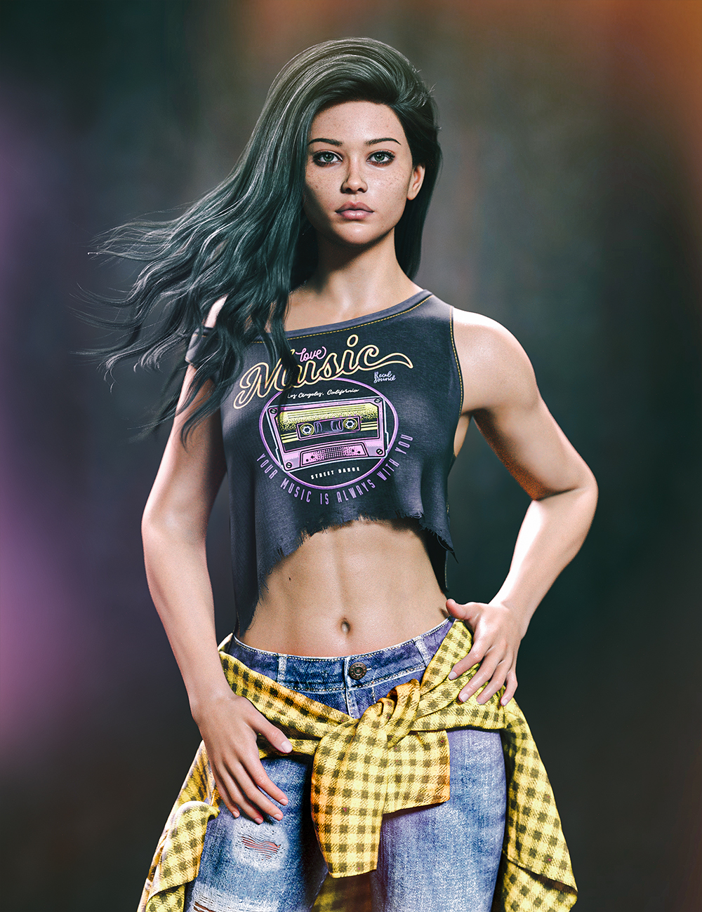 CJ Lyrah For Genesis 9 | Daz 3D