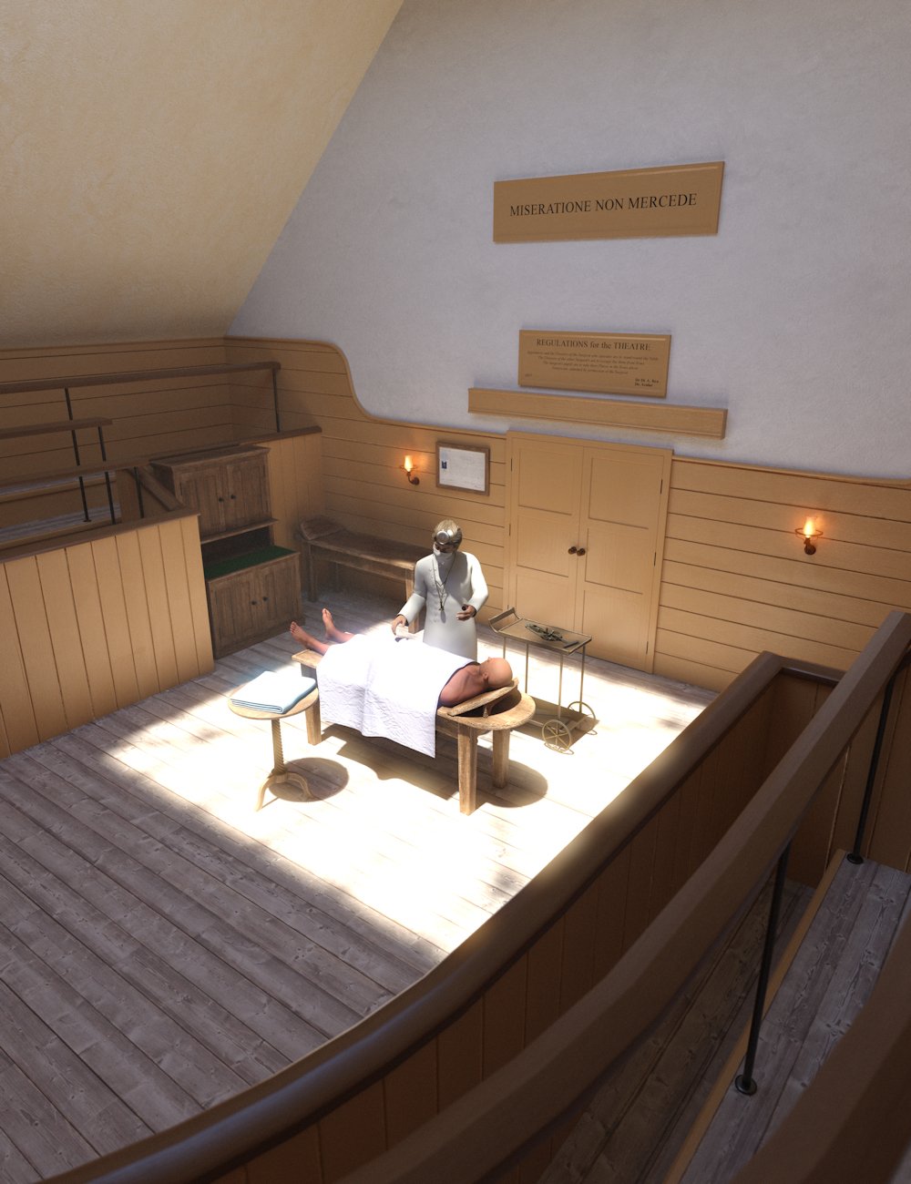 Victorian Operating Theatre | Daz 3D