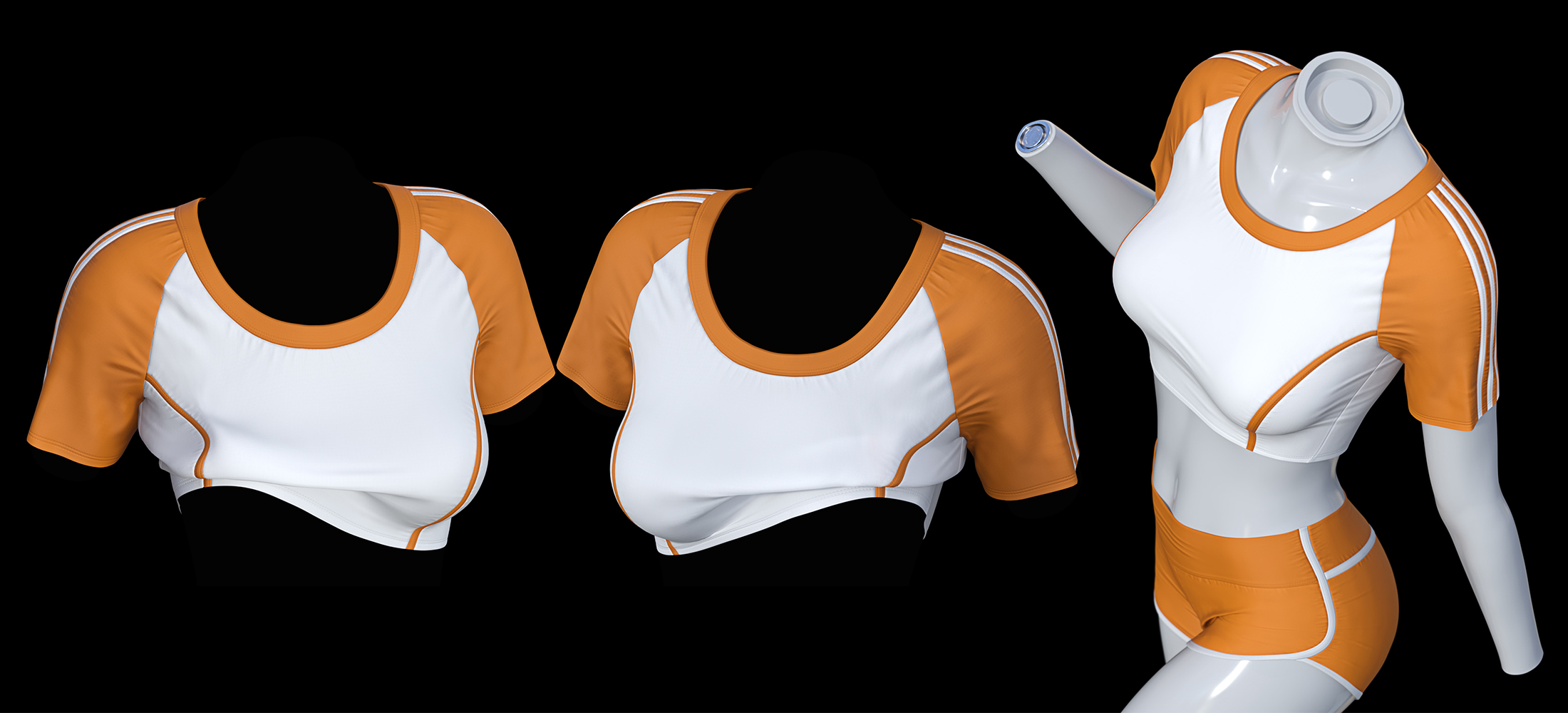 Dforce Su Summer Gymnastics Suit For Genesis 9 8 1 And 8 Female Daz 3d