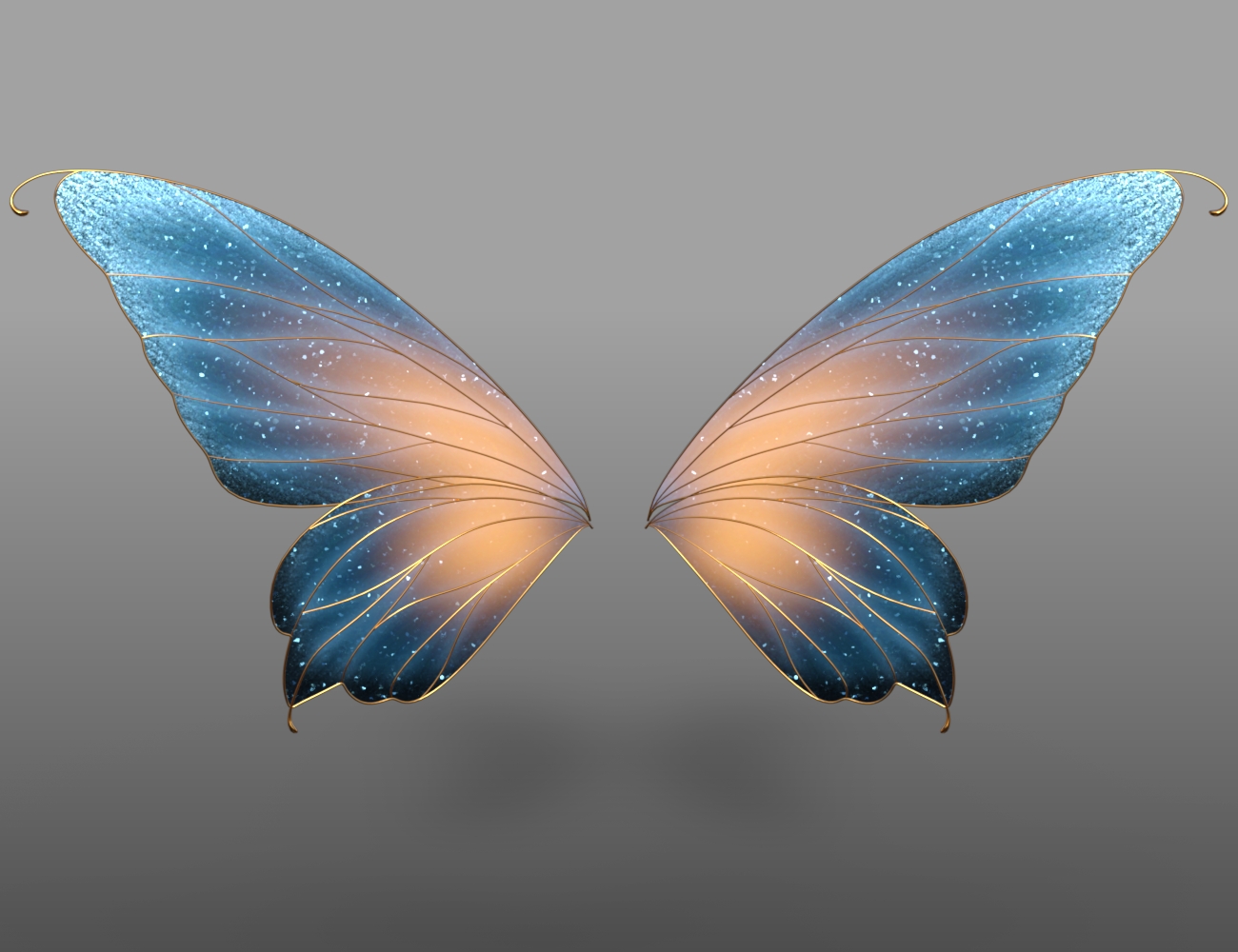 Aethereal Fairy Wings for Genesis 9 and 8 | Daz 3D