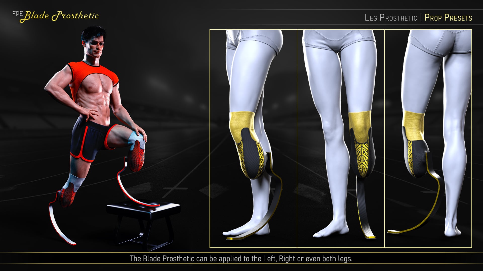 FPE Blade Prosthetic for Genesis 9 | Daz 3D