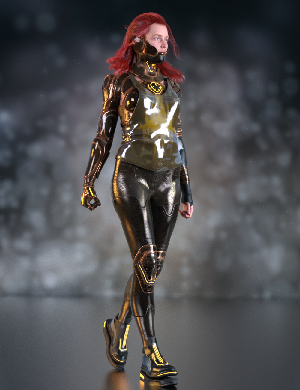 Cyber Friend Outfit for Genesis 9 | Daz 3D