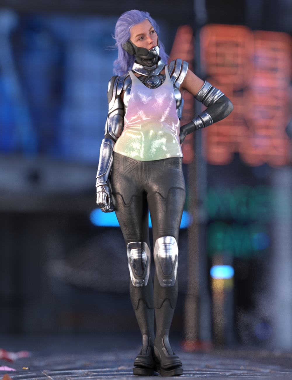 Cyber Friend Outfit for Genesis 9 | Daz 3D