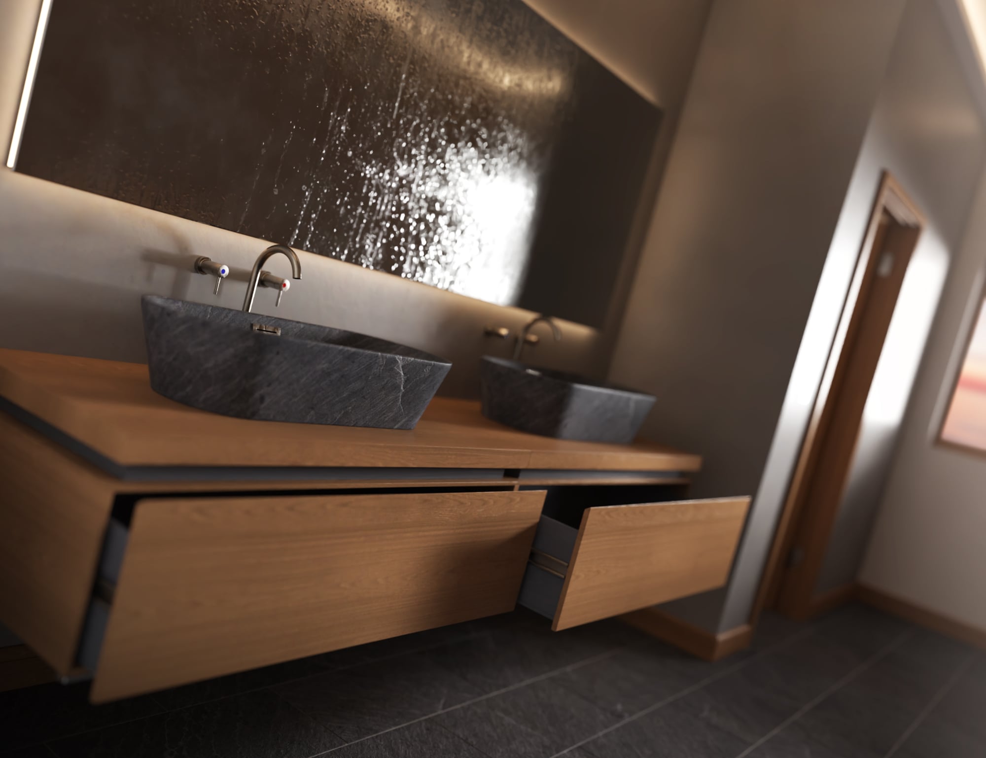 The Minimalist Home Bathroom Texture Add-on | Daz 3D