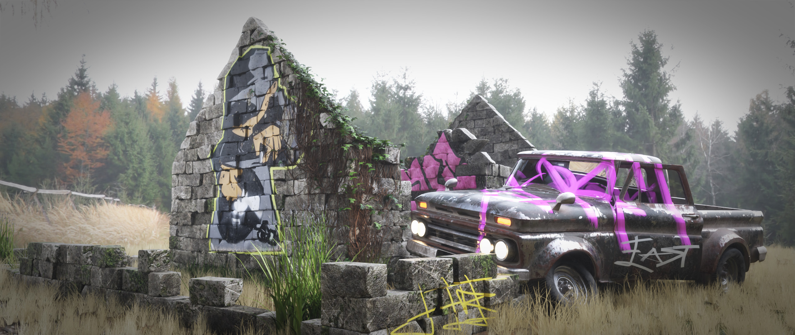 RL Graffiti Tags 2 | Daz 3D