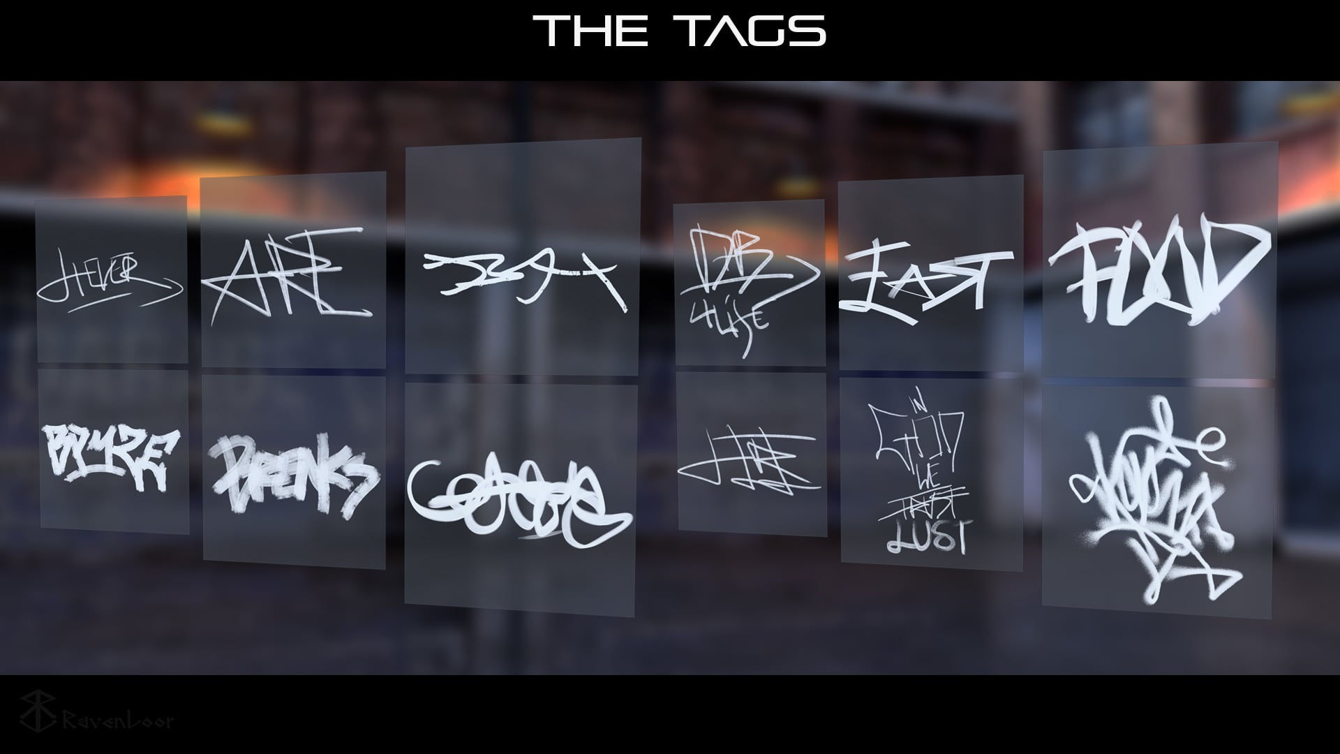 RL Graffiti Tags 2 | Daz 3D