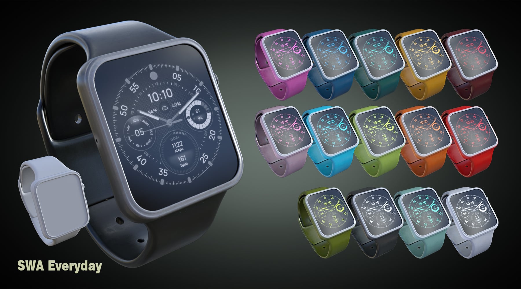 B.E.T.T.Y. Smart Watches for Genesis 9 | Daz 3D