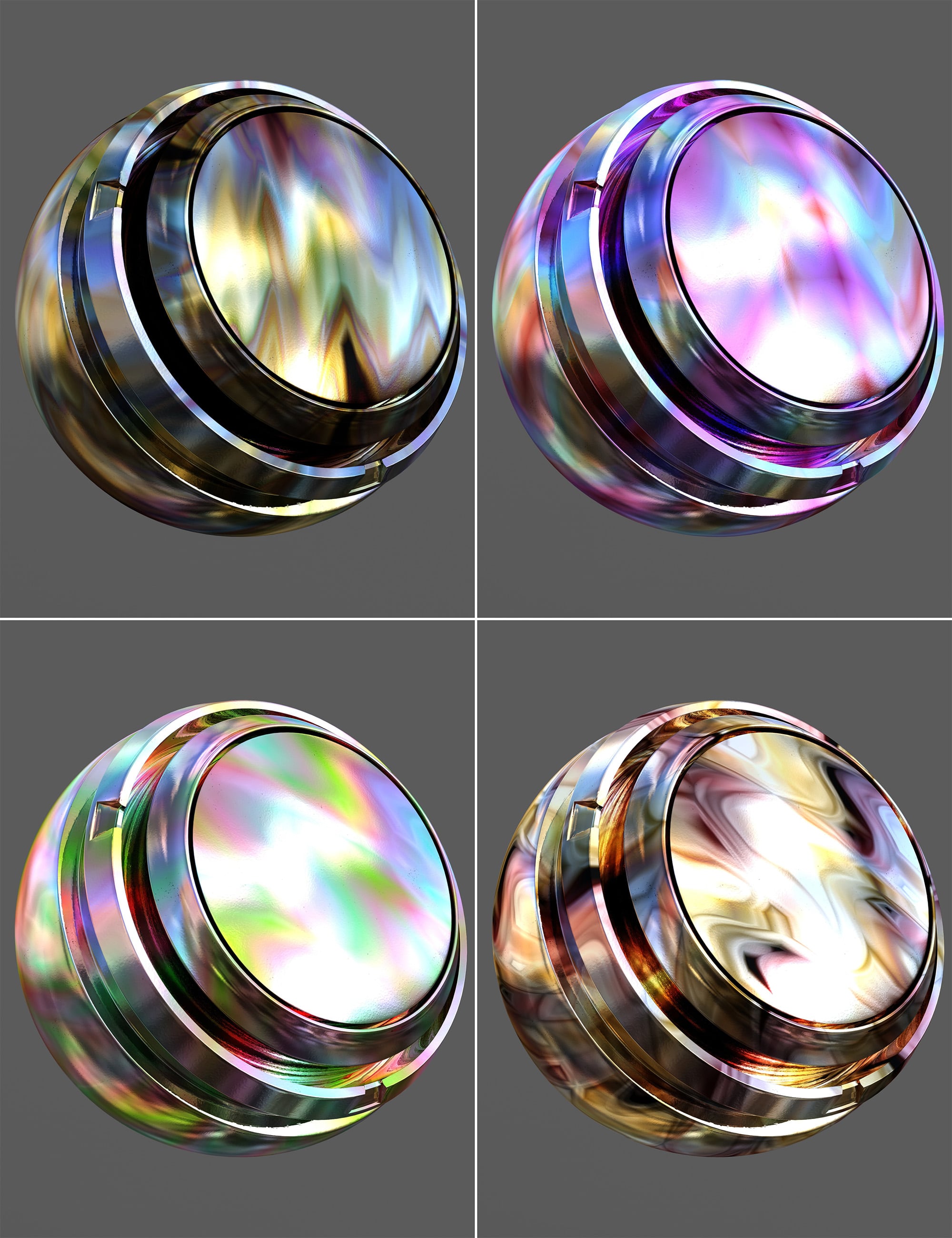 FaeFerro Metal Iray Shaders | Daz 3D