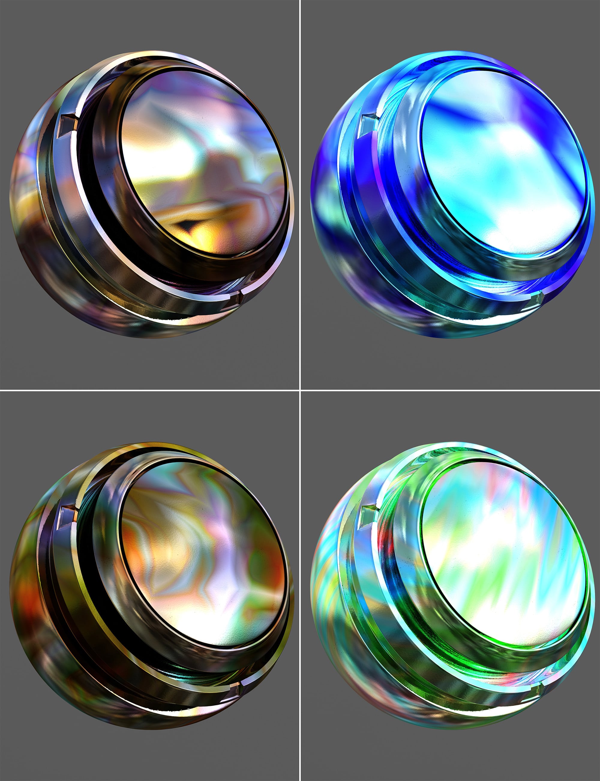 FaeFerro Metal Iray Shaders | Daz 3D