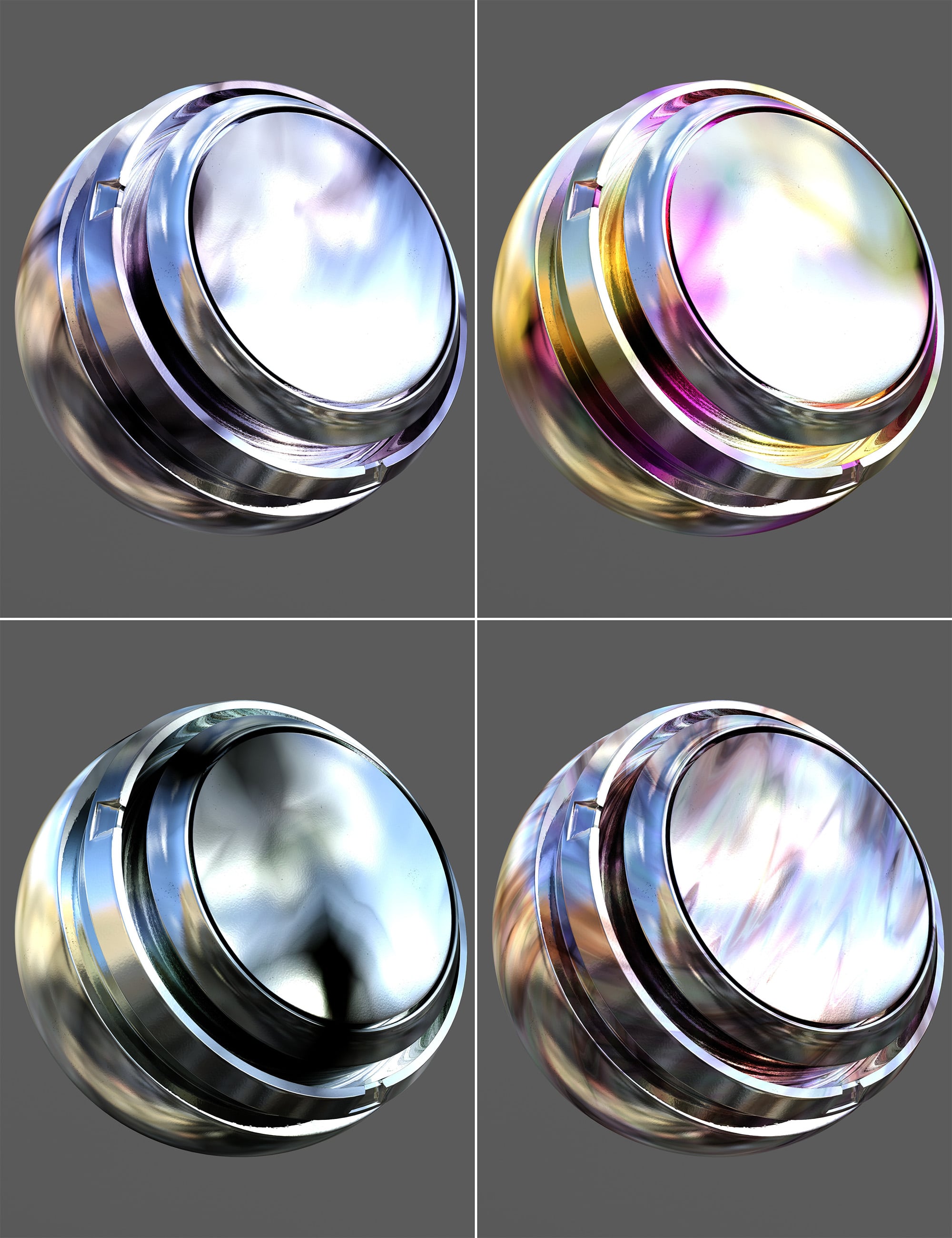 FaeFerro Metal Iray Shaders | Daz 3D