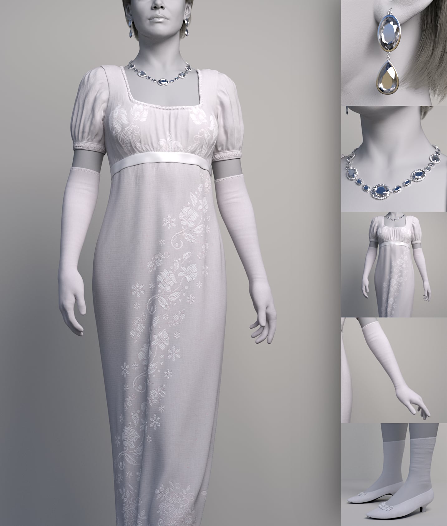 dForce Regency Outfit for Genesis 9 | Daz 3D