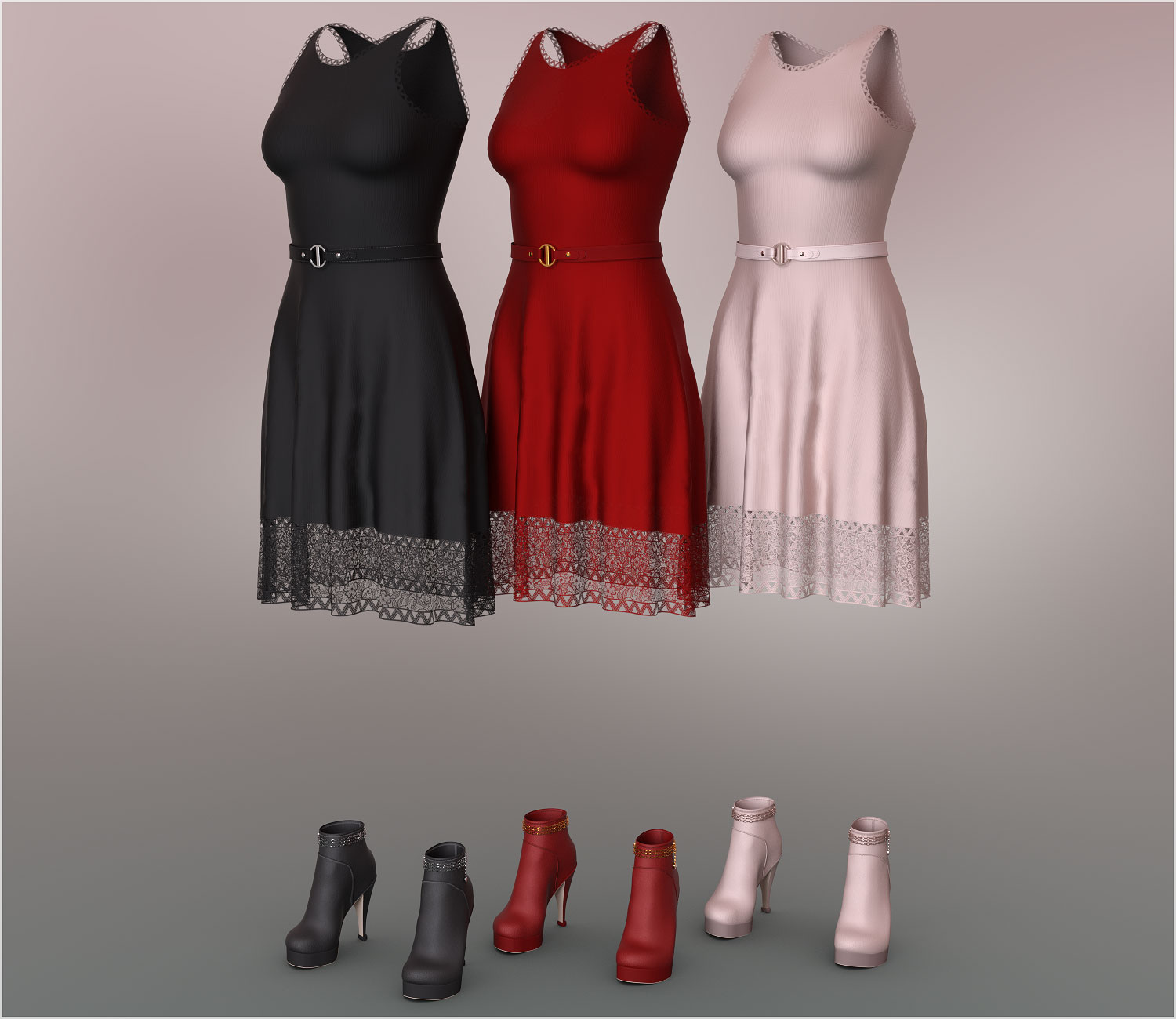 dForce Eden Outfit for Genesis 9 | Daz 3D