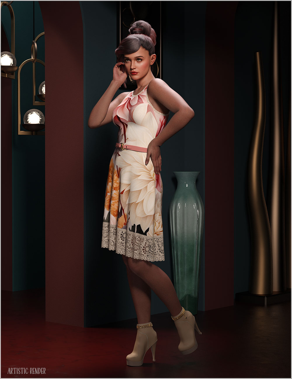 dForce Eden Outfit for Genesis 9 | Daz 3D