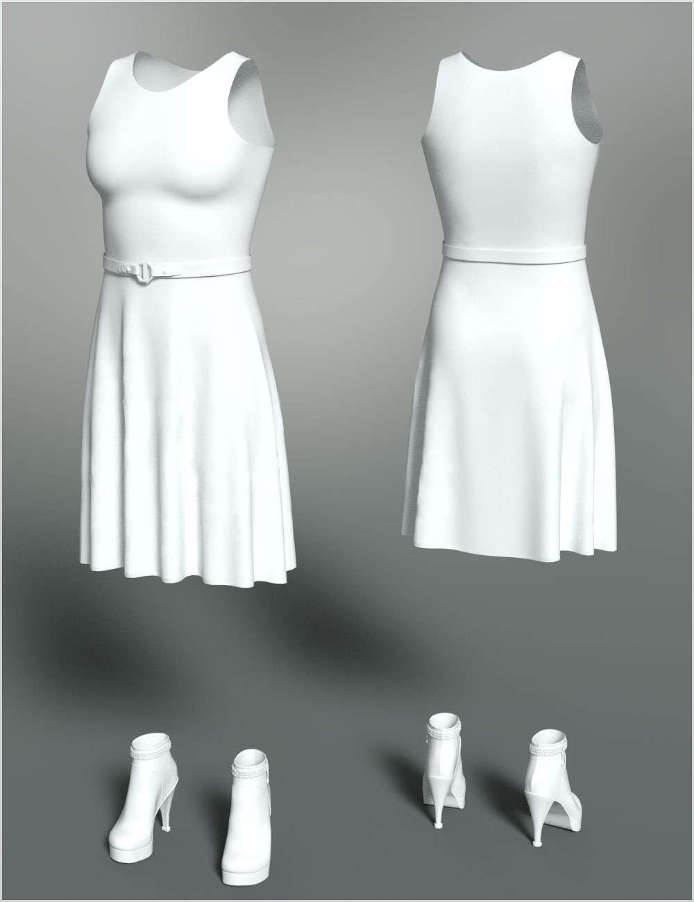 dForce Eden Outfit for Genesis 9 | Daz 3D