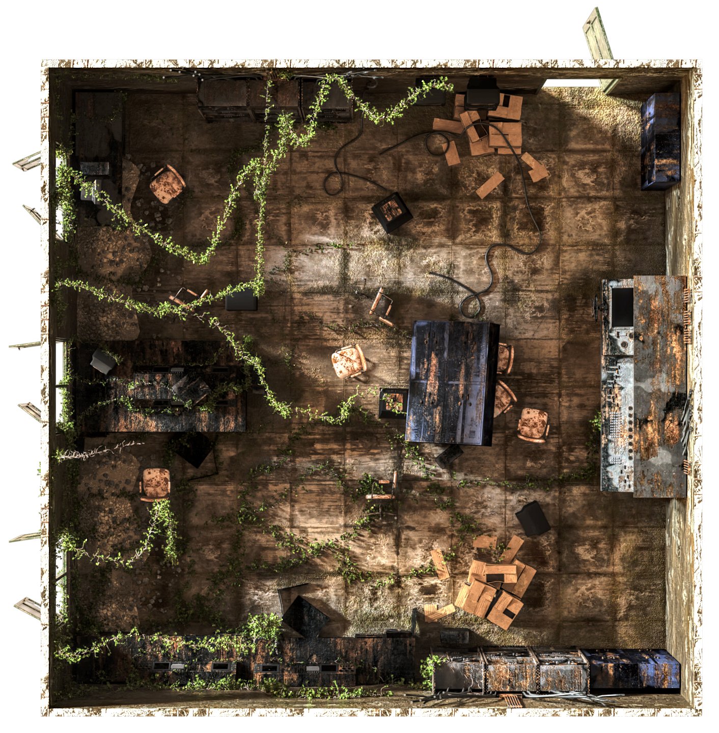 Obsolete Server Room | Daz 3D