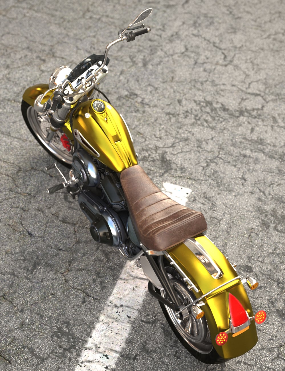 XI Dark Classic Motorcycle | Daz 3D