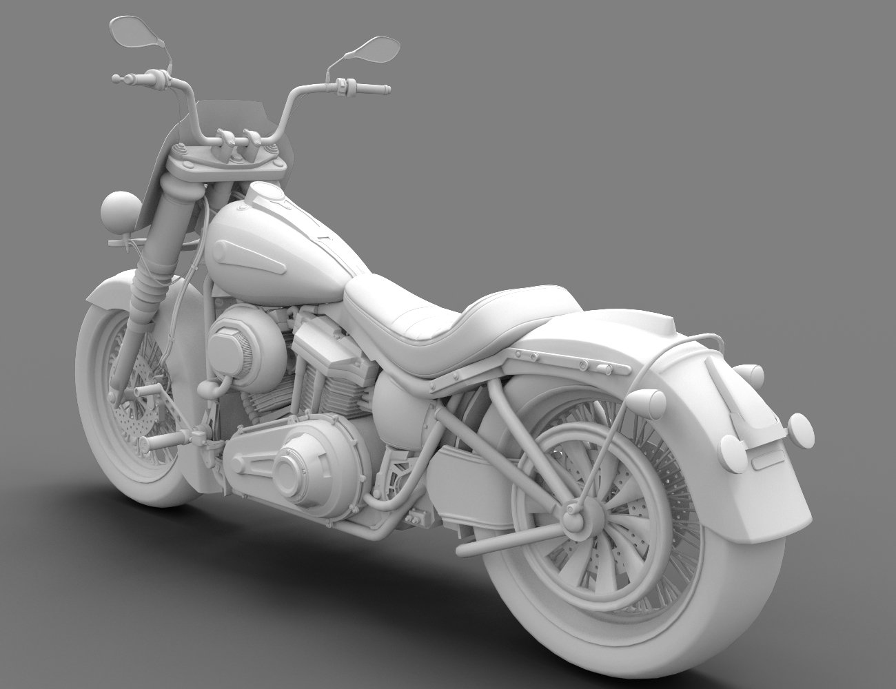 XI Dark Classic Motorcycle | Daz 3D