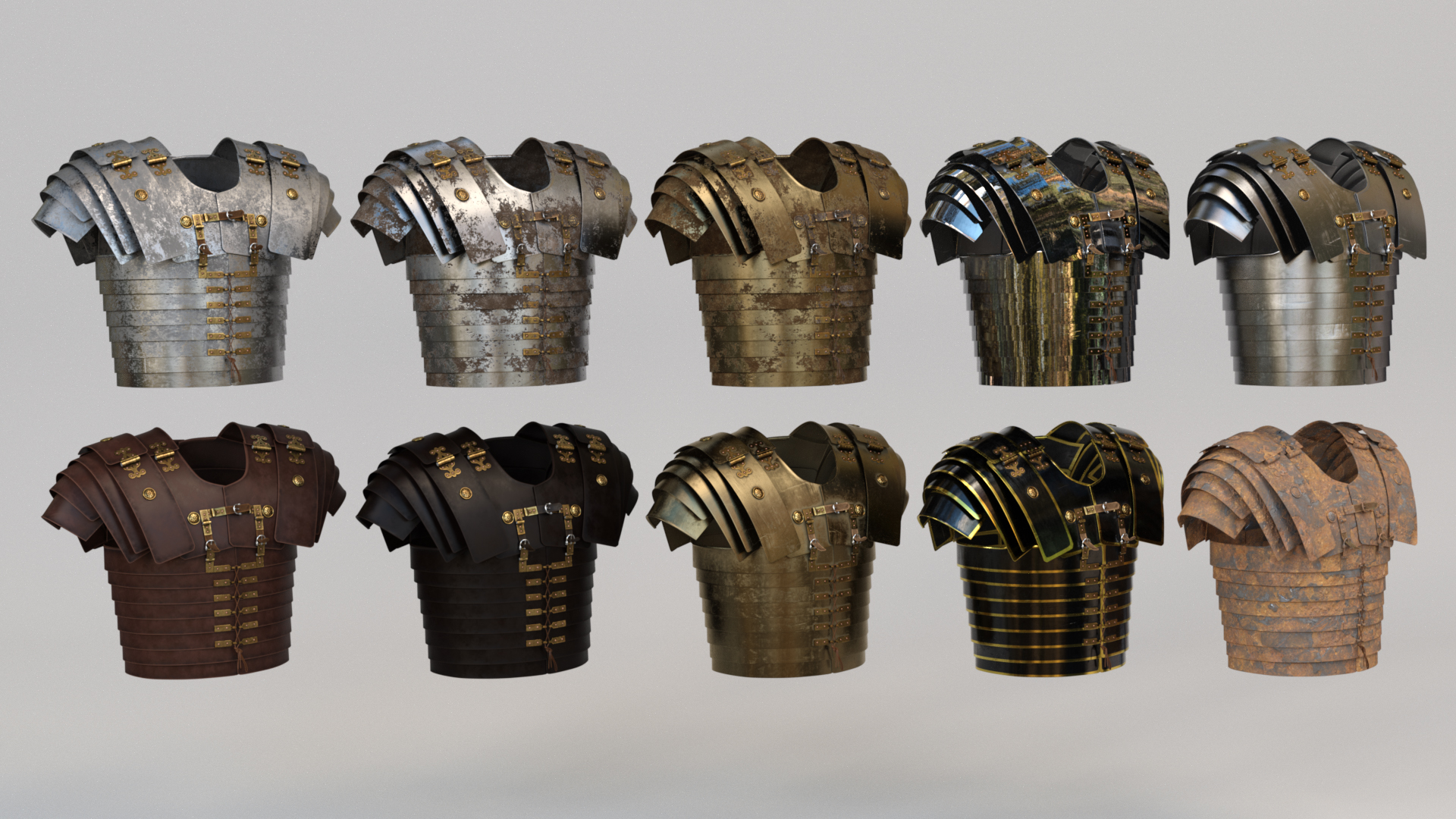 Roman Legionary Outfit Texture Add-on | Daz 3D