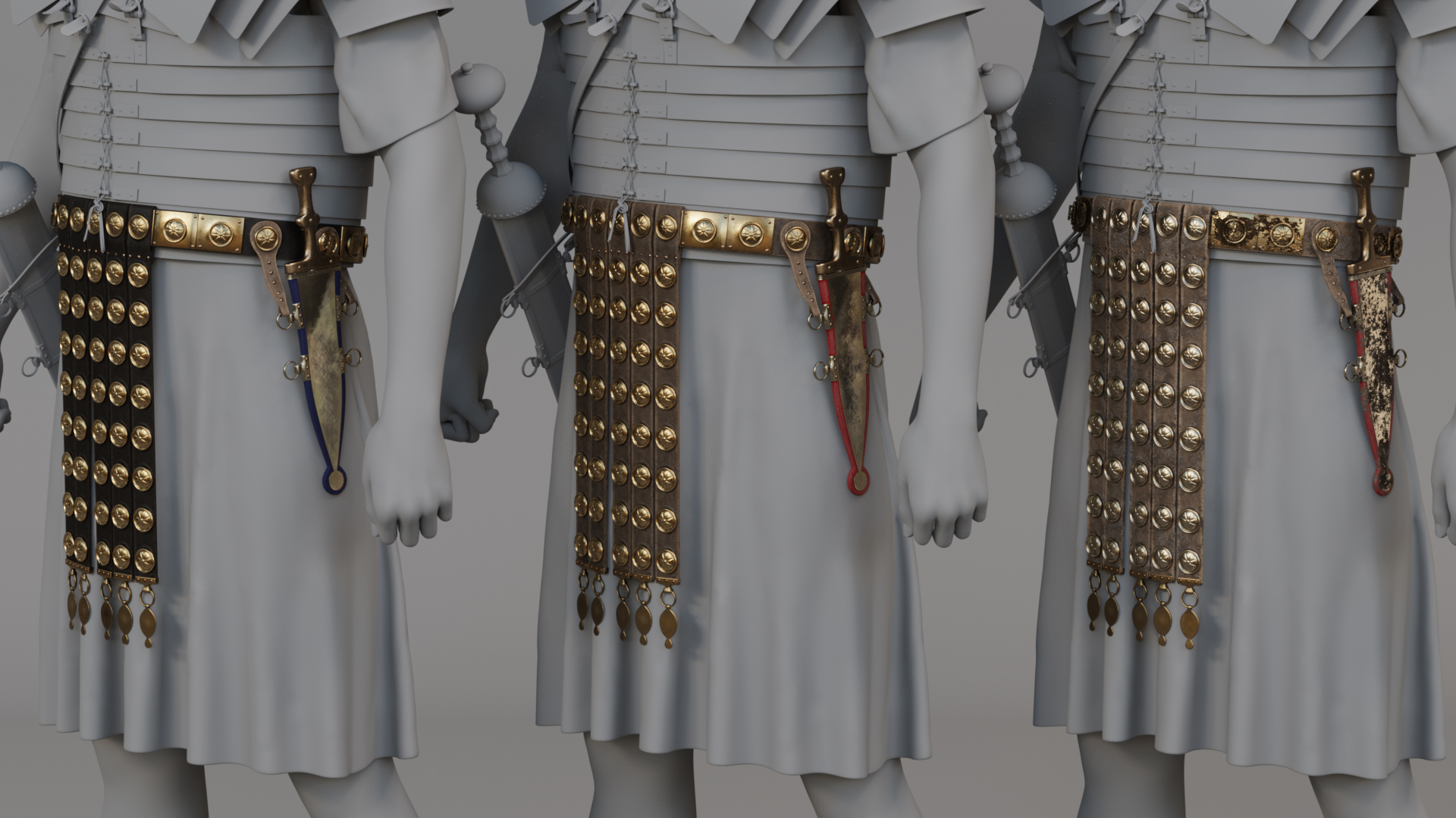 Roman Legionary Outfit Texture Add-on | Daz 3D