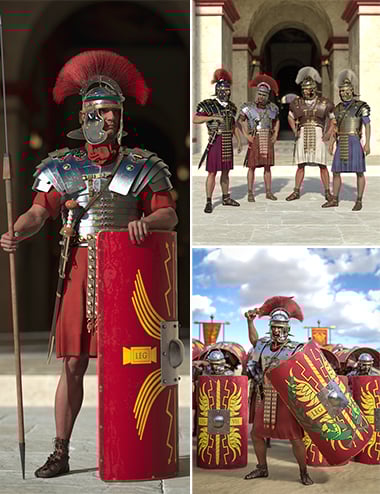 Roman Legionary Bundle | Daz 3D
