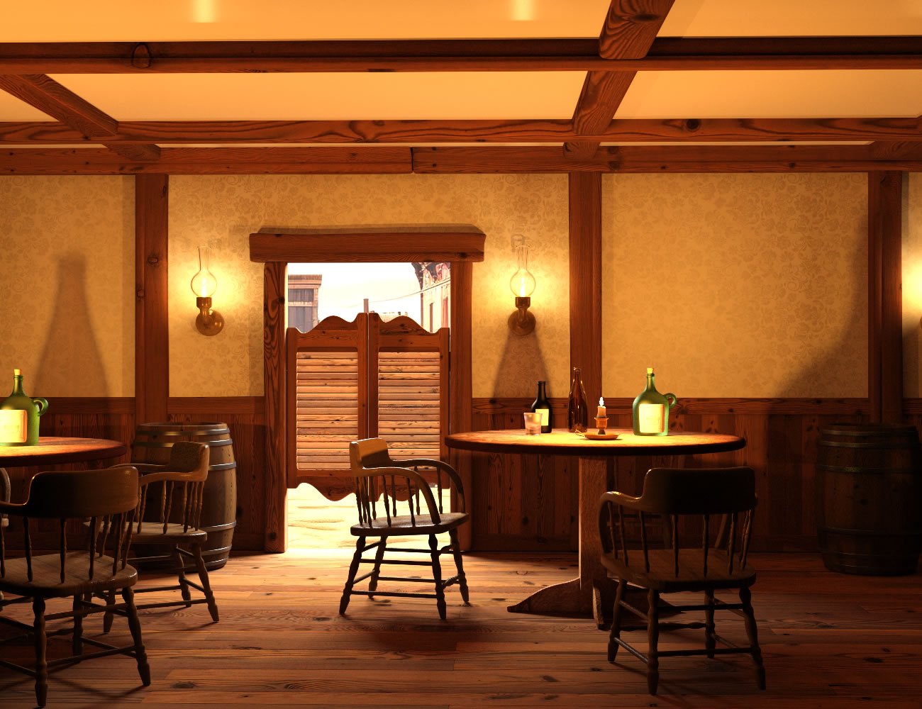 Mini Scenes Saloon | Daz 3D