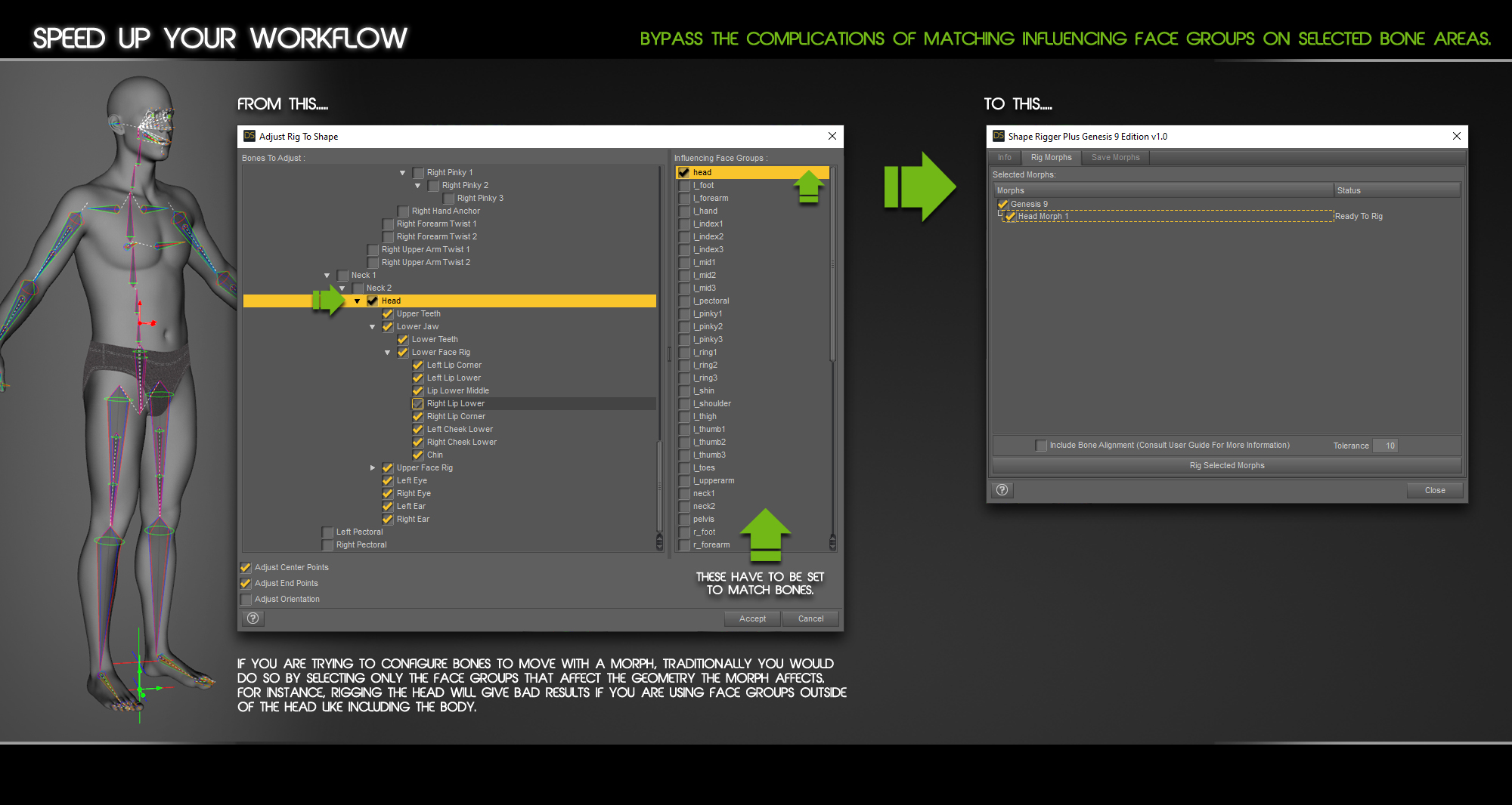 Shape Rigger Plus Genesis 9 Edition | Daz 3D