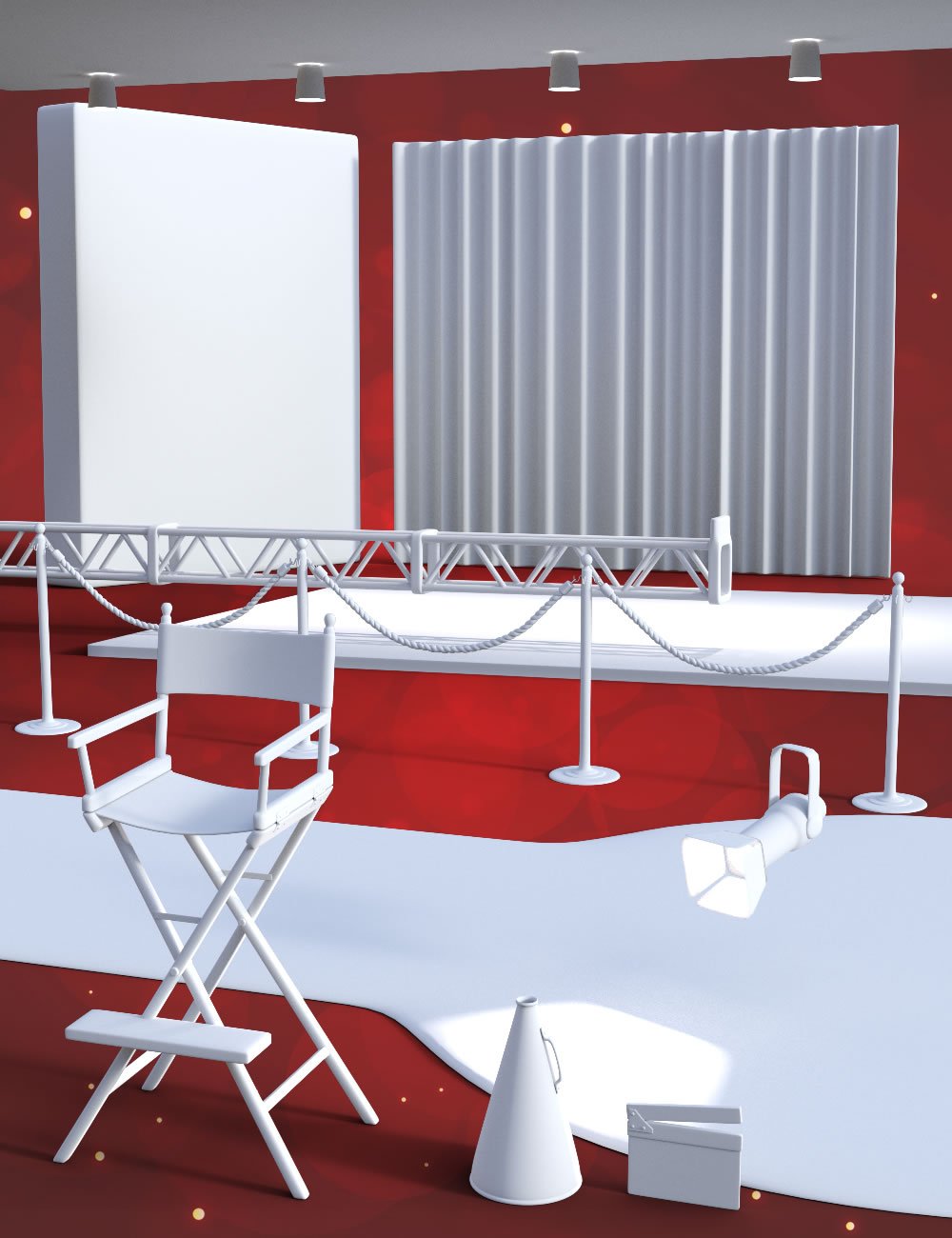 Mini Scenes Red Carpet | Daz 3D